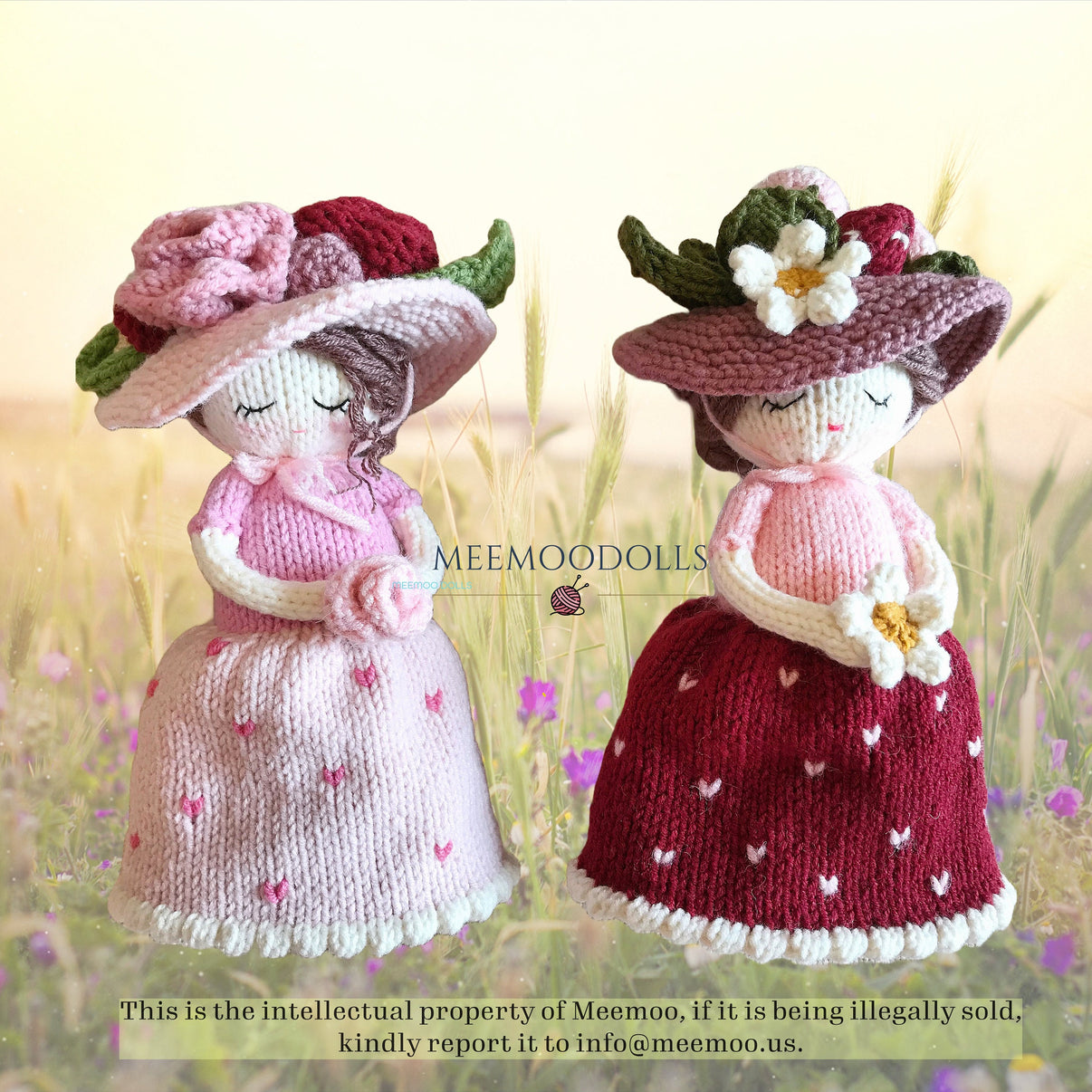 The Lady Cupcake Dolls Knitting Pattern – meemoodolls